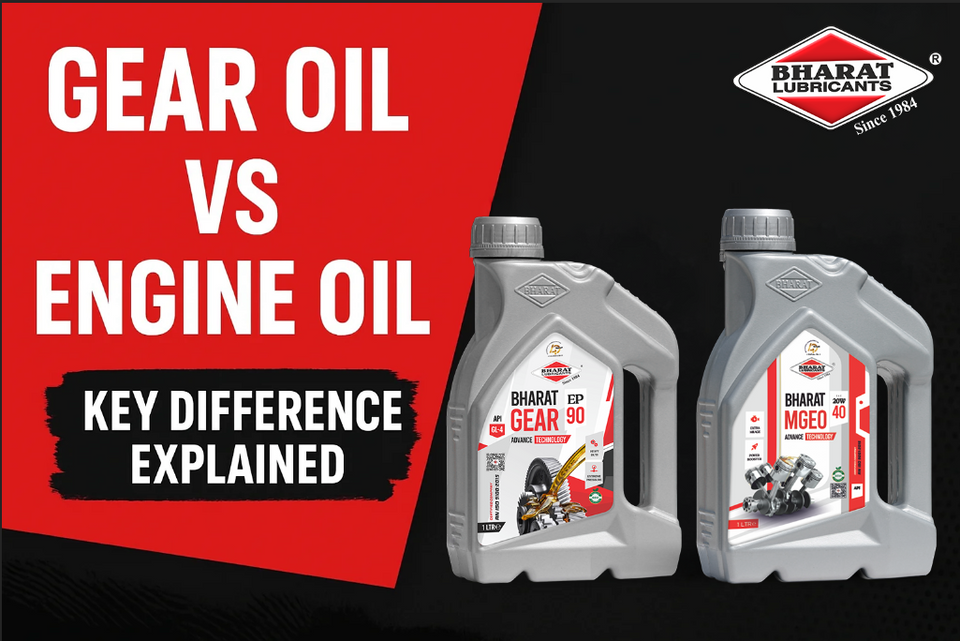 Gear Oil vs Engine Oil – Complete Difference Explained – Bharat Lubricants
